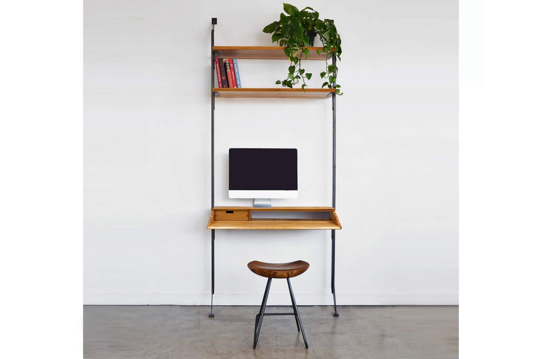 Apollo Wall System with Counter Desk & Storage – from the source